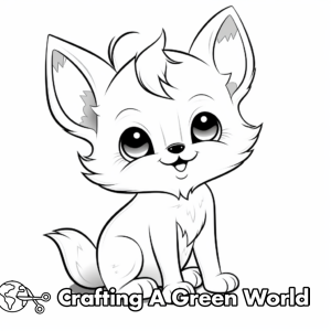 Baby Fox Coloring Pages - Free & Printable!