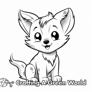 Baby Fox Coloring Pages - Free & Printable!