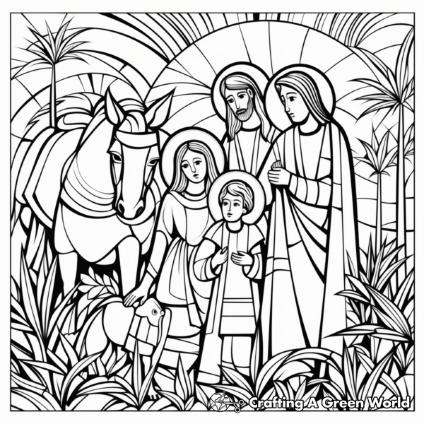 Palm Sunday Coloring Pages - Free & Printable!