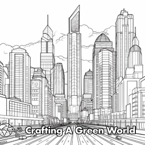 City Coloring Pages - Free & Printable!