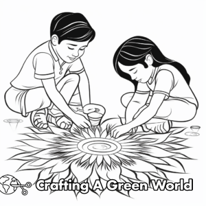 Diwali Coloring Pages - Free & Printable!