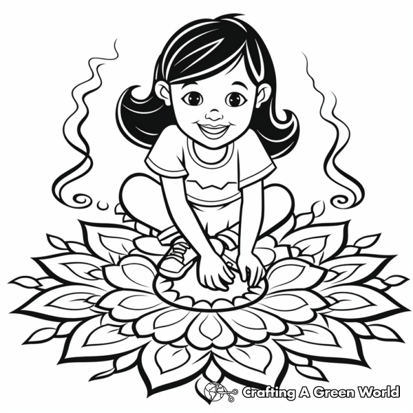 Diwali Coloring Pages - Free & Printable!