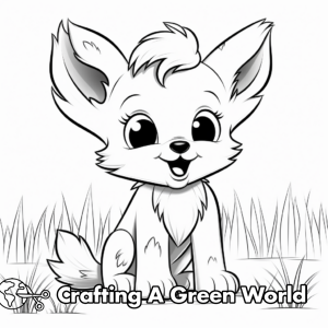 Baby Fox Coloring Pages - Free & Printable!