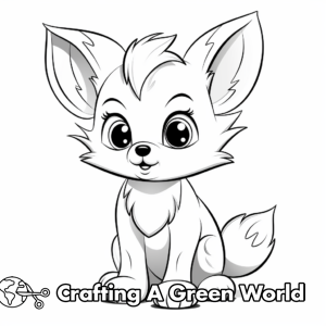 Baby Fox Coloring Pages - Free & Printable!