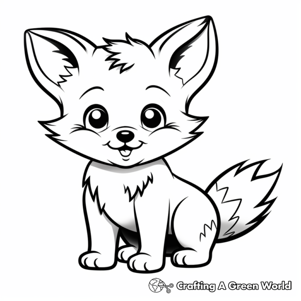 Baby Fox Coloring Pages - Free & Printable!