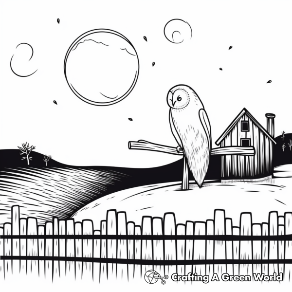 Barn Owl Coloring Pages - Free & Printable!