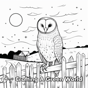 Barn Owl Coloring Pages - Free & Printable!