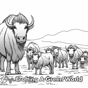 Bison Coloring Pages - Free & Printable!
