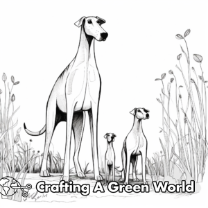Greyhound Coloring Pages - Free & Printable!
