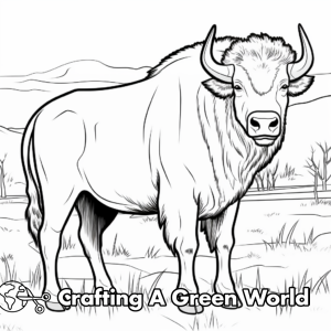 Bison Coloring Pages - Free & Printable!