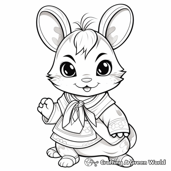 Year Of The Rabbit Coloring Pages - Free & Printable!