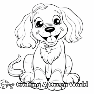 Cocker Spaniel Coloring Pages - Free & Printable!