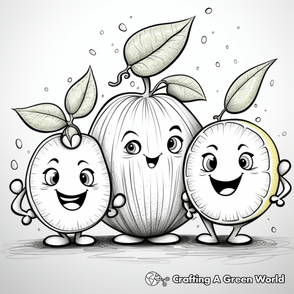 Lemon Coloring Pages - Free & Printable!