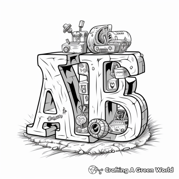 ABC Coloring Pages - Free & Printable!