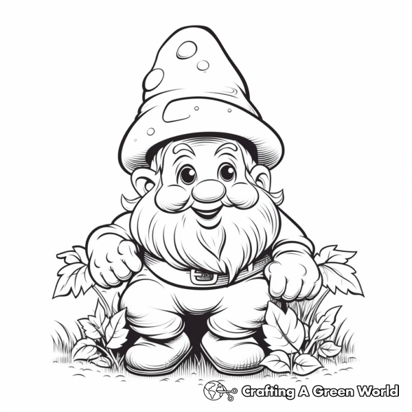 Gnome Coloring Pages - Free & Printable!
