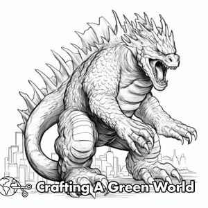 Godzilla Coloring Pages - Free & Printable!