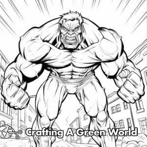 Hulk Coloring Pages - Free & Printable!