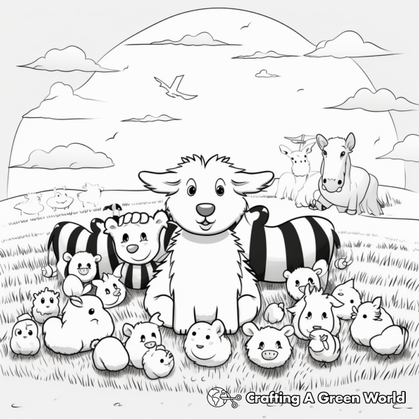 Pumpkin Patch Coloring Pages - Free & Printable!