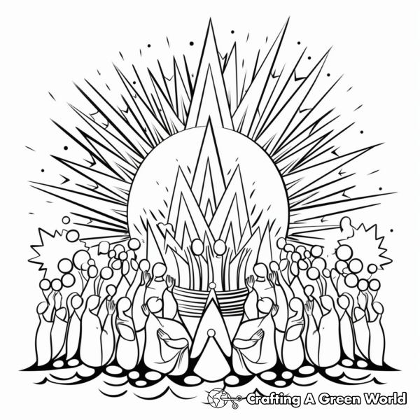 Pentecost Coloring Pages - Free & Printable!