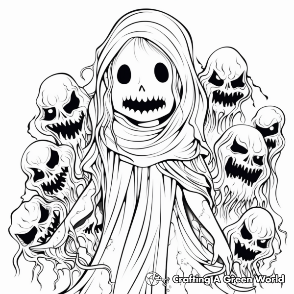 Horror Coloring Pages - Free & Printable!