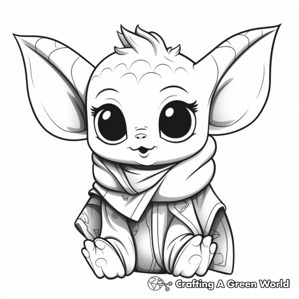 Baby Yoda Coloring Pages - Free & Printable!