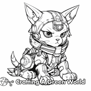 Cat Ninja Coloring Pages - Free & Printable!