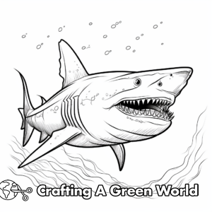 Tiger Shark Coloring Pages - Free & Printable!