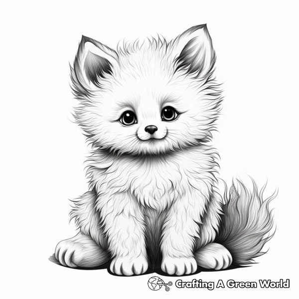 Baby Fox Coloring Pages - Free & Printable!