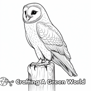 Barn Owl Coloring Pages - Free & Printable!