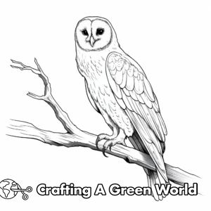 Barn Owl Coloring Pages - Free & Printable!