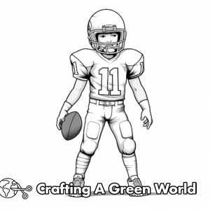 Realistic Football Coloring Pages - Free & Printable!