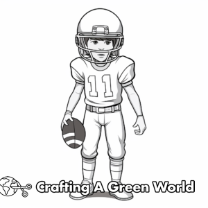 Realistic Football Coloring Pages - Free & Printable!