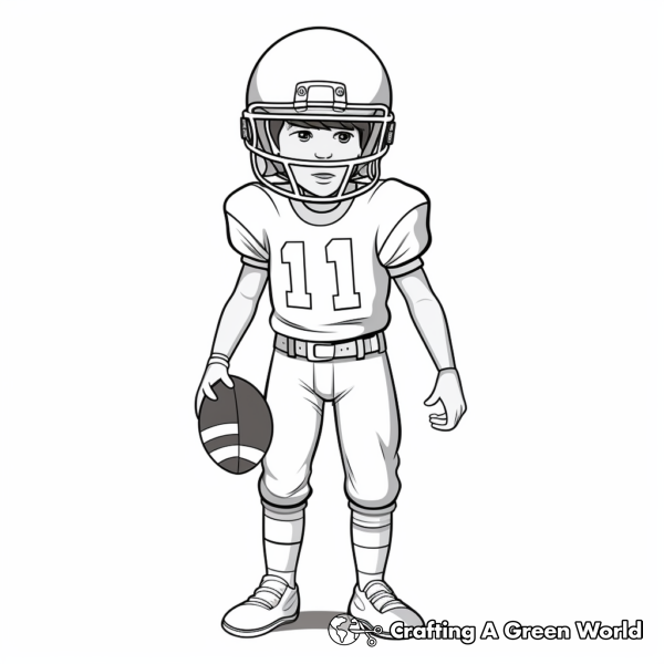 Realistic Football Coloring Pages - Free & Printable!