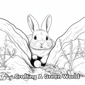 Year Of The Rabbit Coloring Pages - Free & Printable!