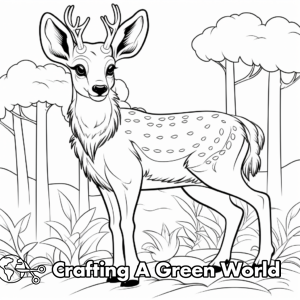 Forest Animals Coloring Pages - Free & Printable!