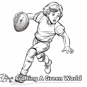 Realistic Football Coloring Pages - Free & Printable!
