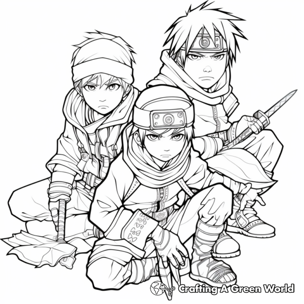 Naruto Coloring Pages - Free & Printable!