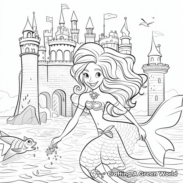 Beautiful Mermaid Coloring Pages - Free & Printable!
