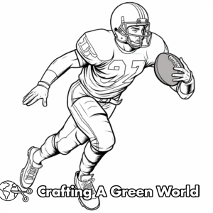 Realistic Football Coloring Pages - Free & Printable!