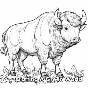 Bison Coloring Pages - Free & Printable!