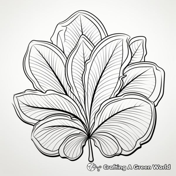 Leaf Coloring Pages - Free & Printable!