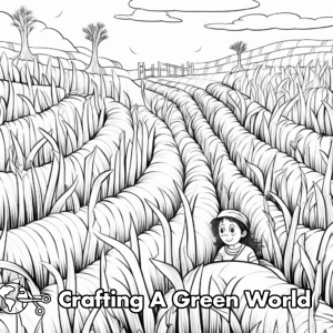 Corn Coloring Pages - Free & Printable!