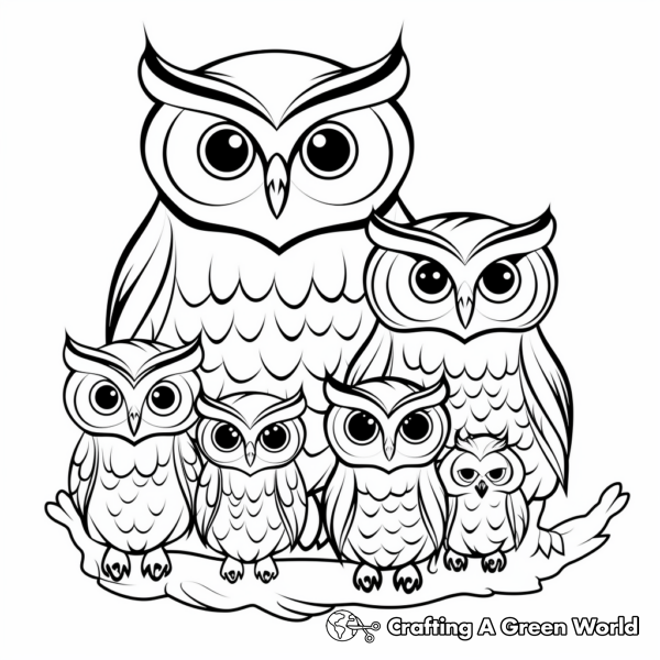 Realistic Owl Coloring Pages - Free & Printable!