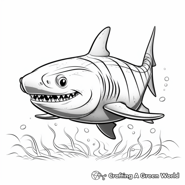 Tiger Shark Coloring Pages - Free & Printable!