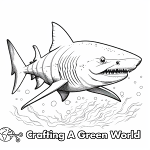 Tiger Shark Coloring Pages - Free & Printable!