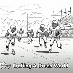 Realistic Football Coloring Pages - Free & Printable!
