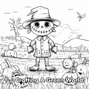 Pumpkin Patch Coloring Pages - Free & Printable!