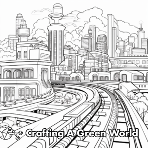 City Coloring Pages - Free & Printable!