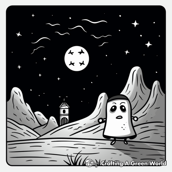 Ghost Coloring Pages - Free & Printable!