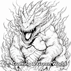 Godzilla Coloring Pages - Free & Printable!